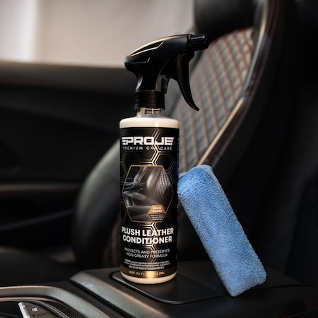 Proje Premium Car Care Leather Conditioner 16oz - Leather Restorer Spray, UV Protectant ...